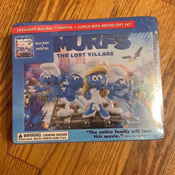 Other | Exclusive Blu Ray Digital Lunch Box Smurfs | Poshmark
